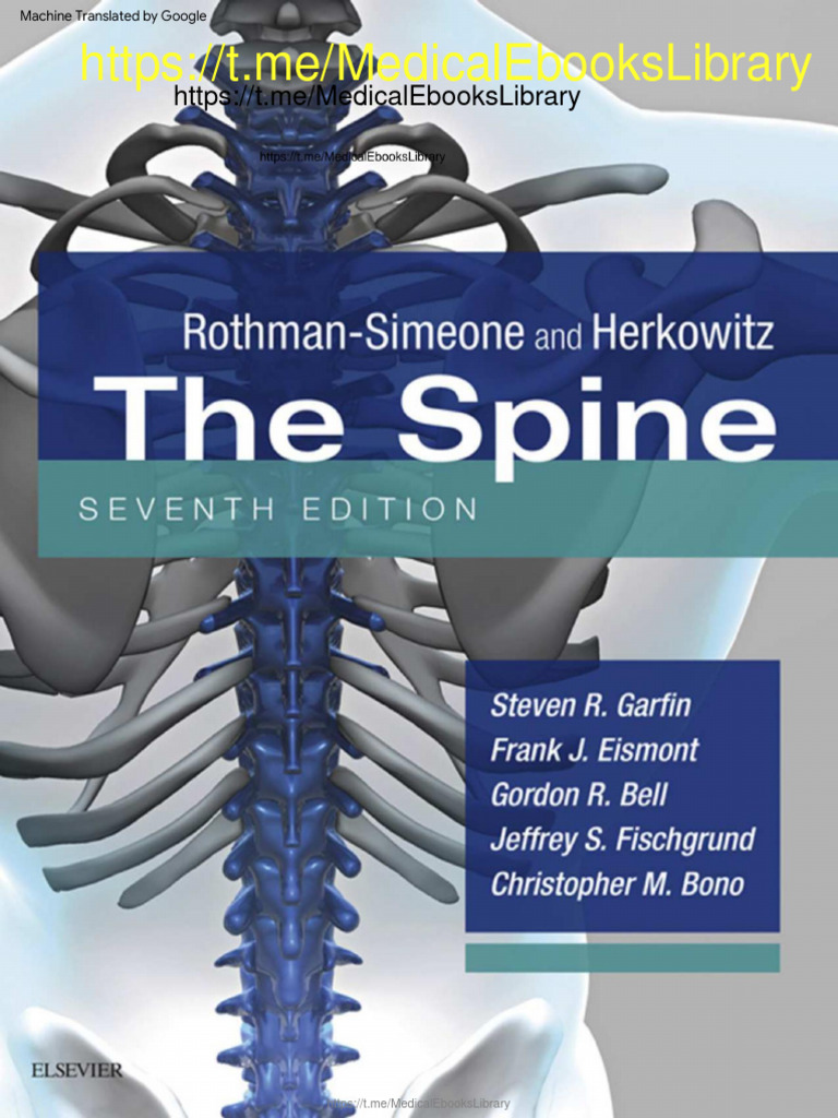 The SPINE | PDF | Cirurgião | Remédio