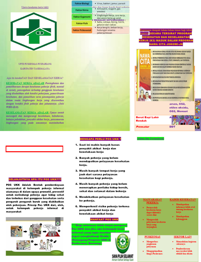 Leaflet Kesehatan Kerja | PDF