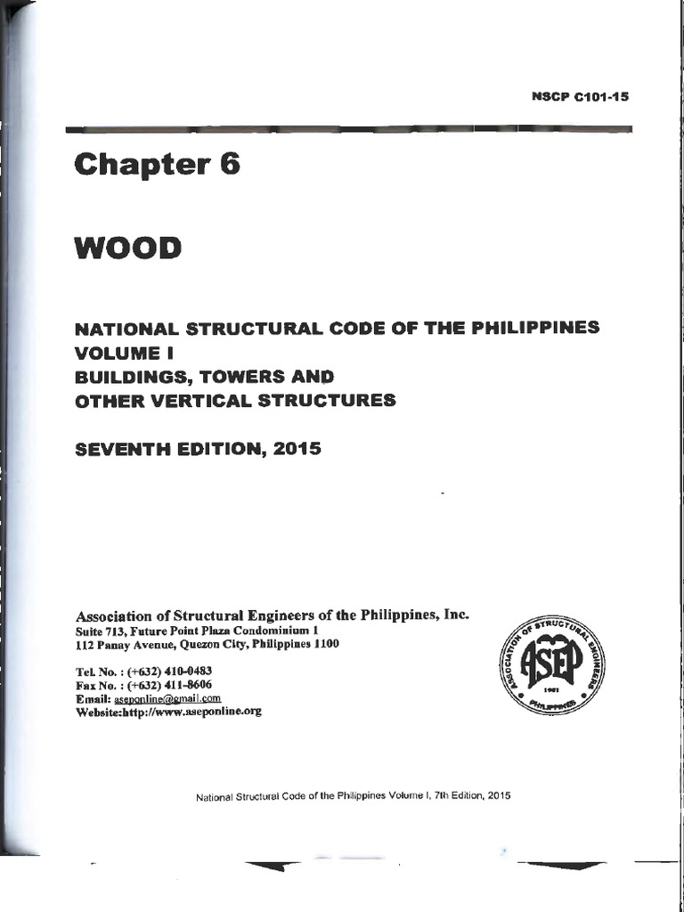 NSCP Timber Beam Design | PDF | Lumber | Bending