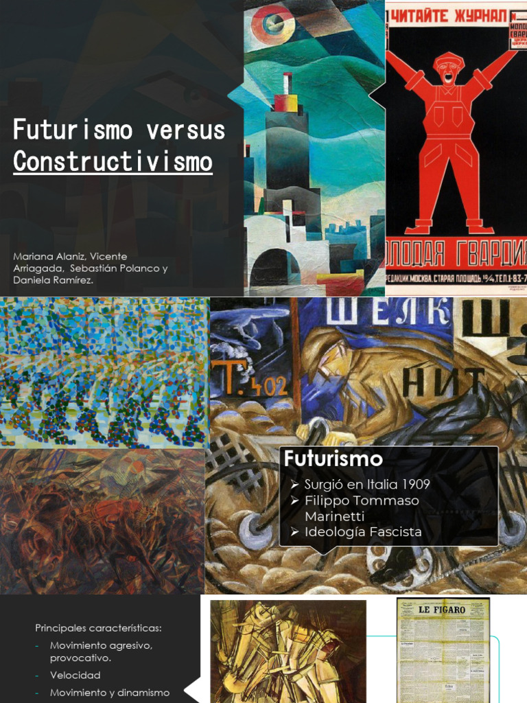 Futurismo Versus Constructivismo Copia Sisis | PDF | Clásicos