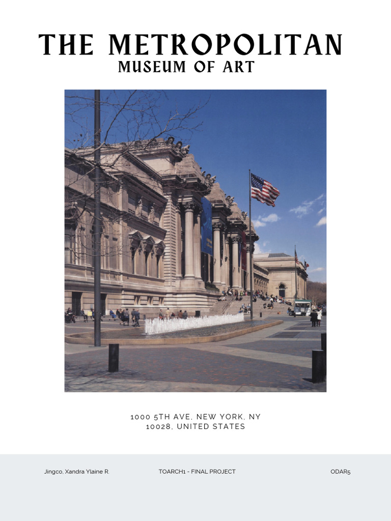 The Metropolitan Museum of Art | PDF | John Ruskin | Gothic Architecture