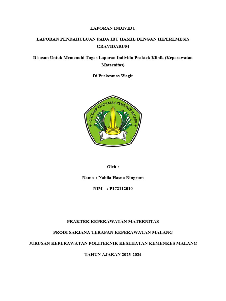 LP Ibu Hamil Dengan Heg | PDF