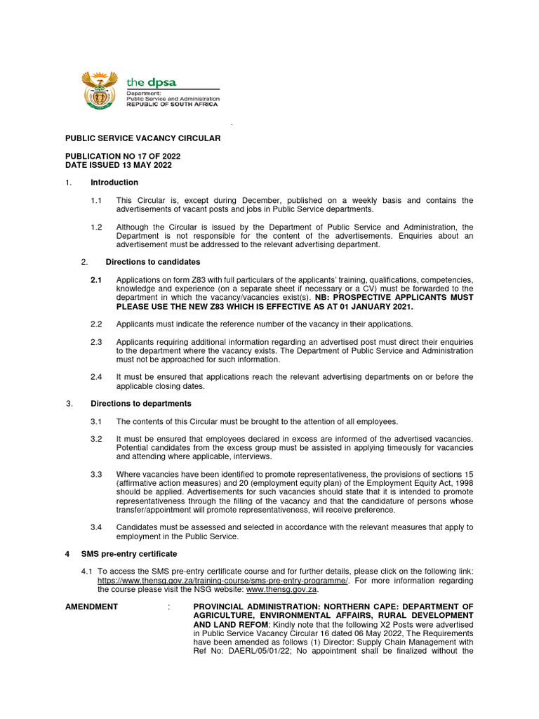 Circular 17 of 2022 | PDF | Governance | Corporate Governance