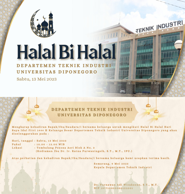 Undangan Digital Halal Bi Halal | PDF