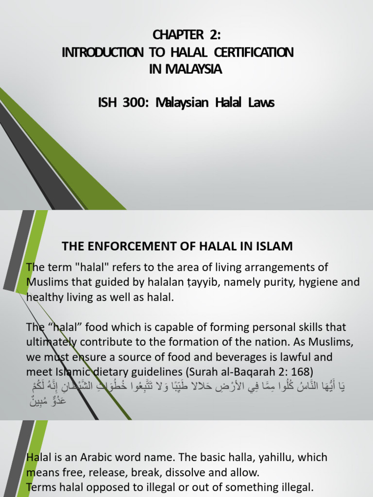 Halal Certification Overview in Malaysia | PDF | Malaysia | Food And Drink