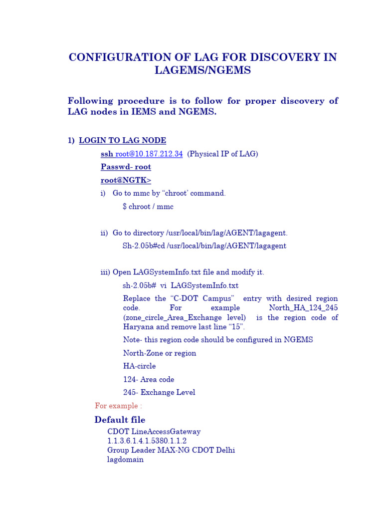 Configuration of Lag For IEMS | PDF | Domain Name System | Software