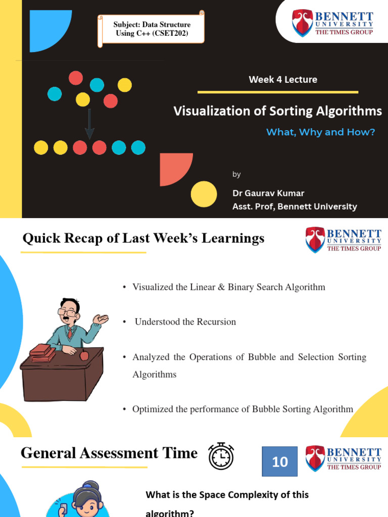 Ds Week 4 Lecture By Dr Gaurav Pdf Algorithms And Data Structures Computer Programming