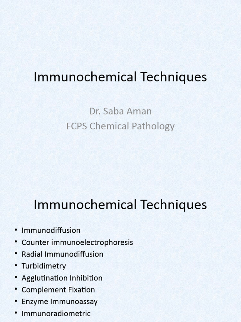 Immunochemical Techniques Guide | PDF | Immunoassay | Antibody