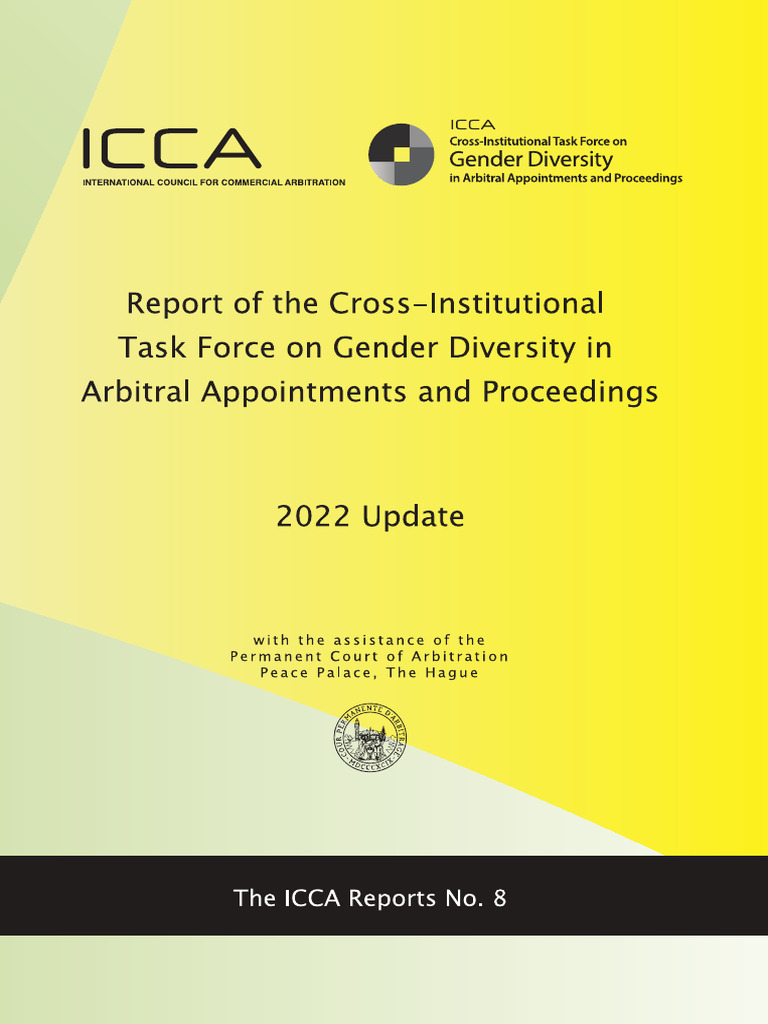 ICCA Report On Gender Diversity-2022 Update | PDF | Arbitration ...