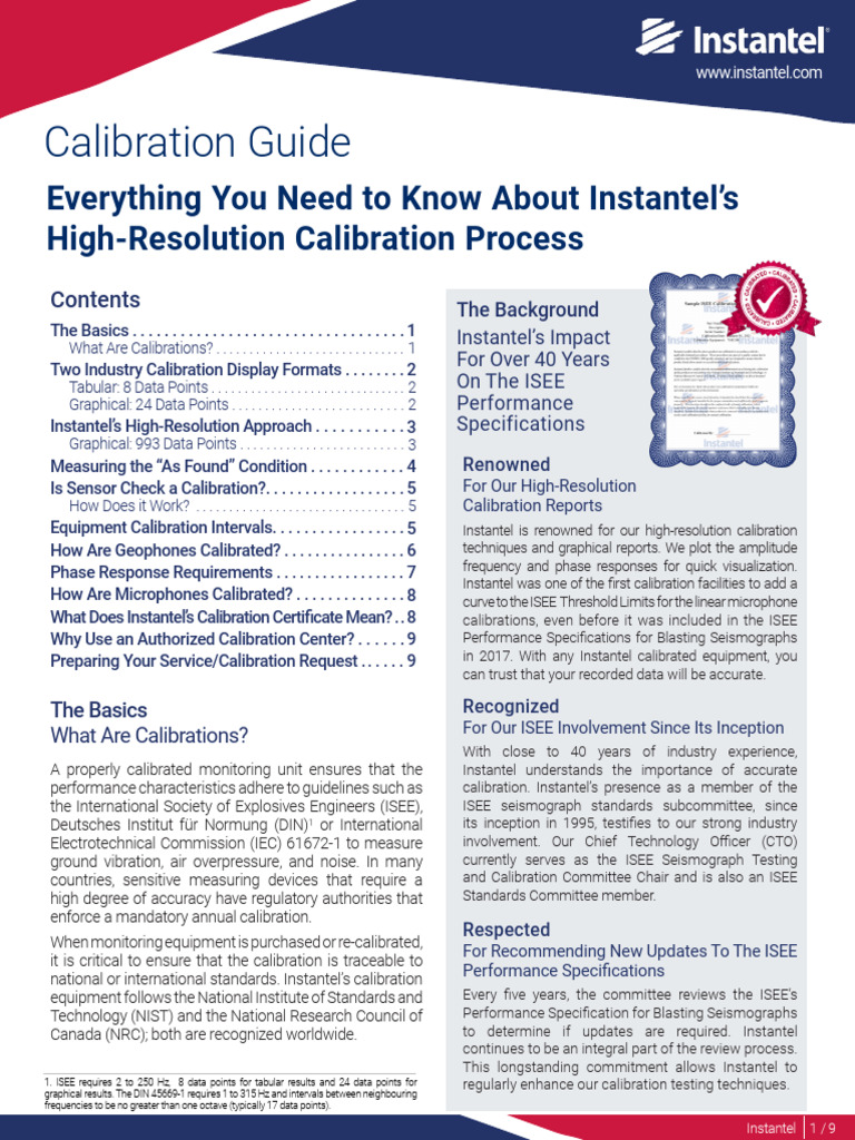 M7062 - Calibration Guide - June - 24 | PDF | Calibration | Microphone
