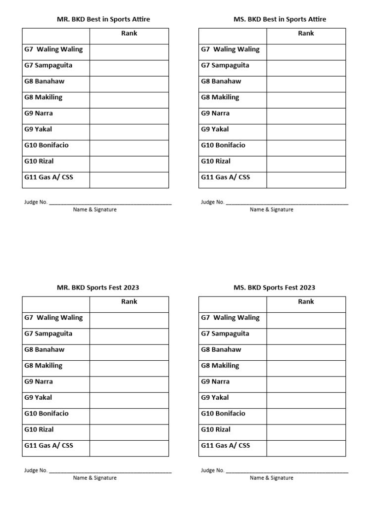 Tally Sheet | Download Free PDF | Meetings | Nation