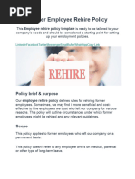 Company Overtime Policy Sample | PDF | Overtime | Working Time
