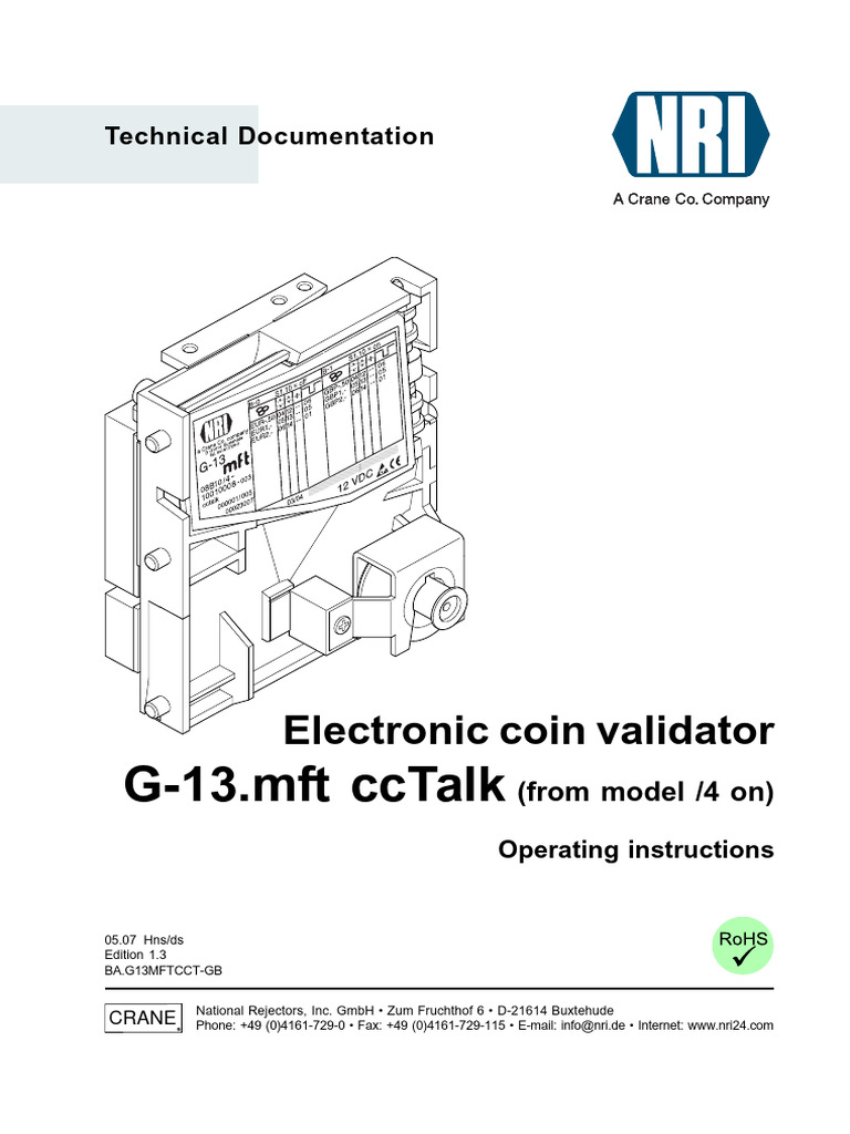G13mft Cctalk GB | PDF | Slot Machine | Flash Memory