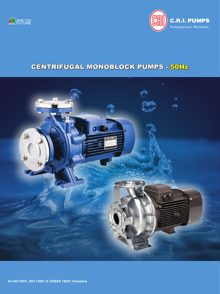 CTC Series Catalogue | PDF | Pump | Mechanical Engineering