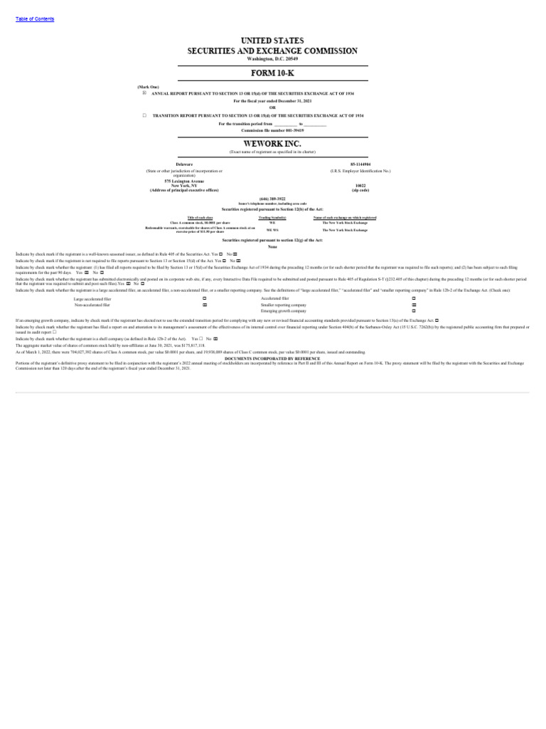 2021 Annual Report | PDF | Form 10 K | Financial Economics