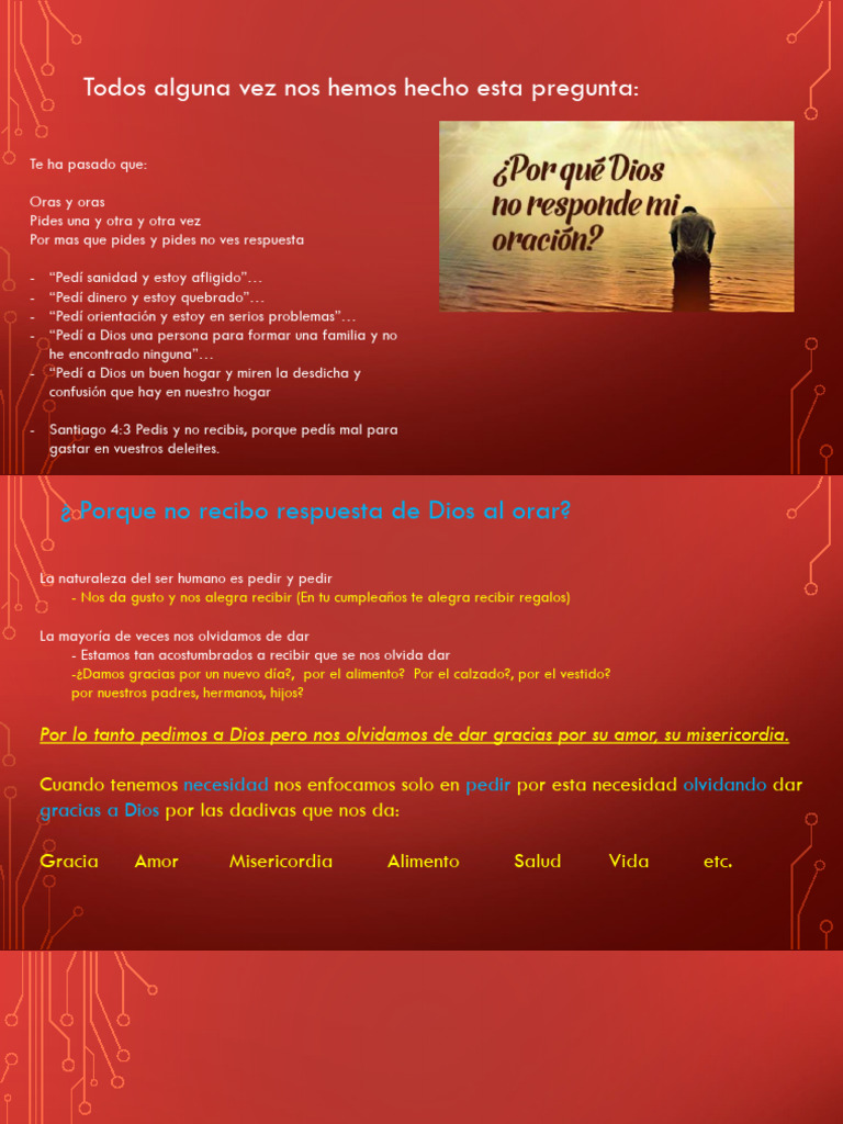 Como Orar A Dios | PDF | Oración | orador del Señor