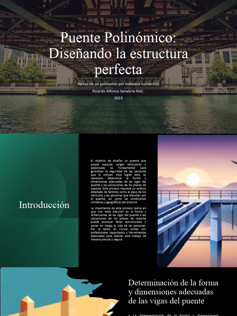Puente Polinómico - Aplicación | PDF | Puente | Viga (Estructura)
