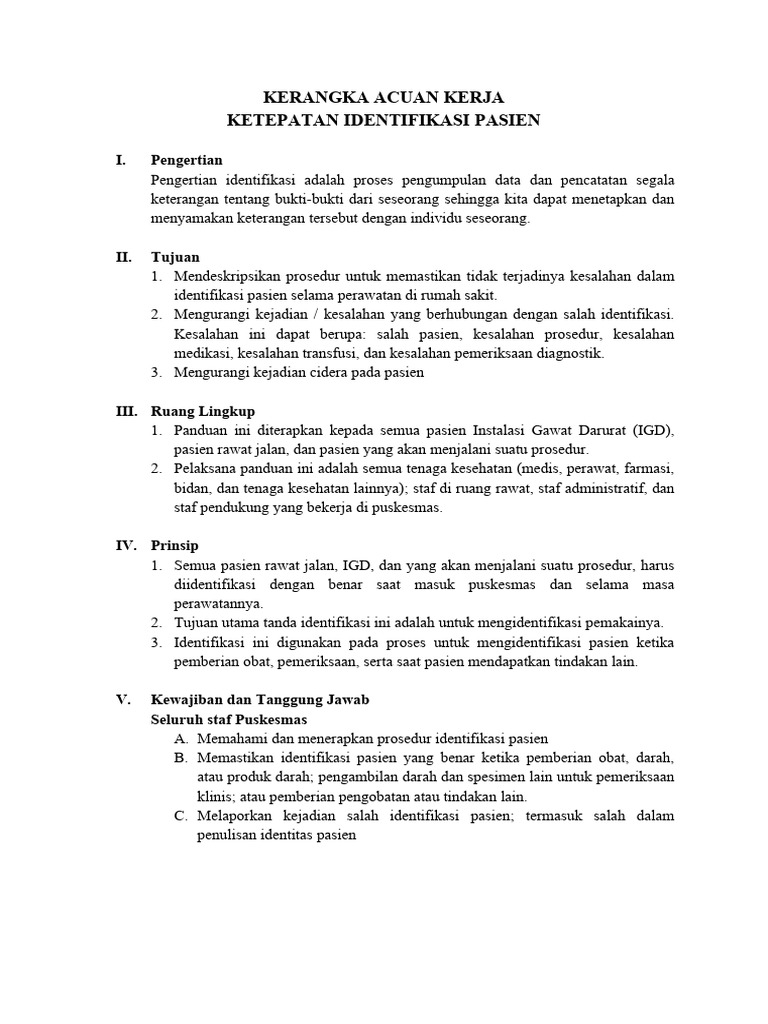 Kak Identifikasi KPP | PDF