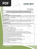 Solvente dieléctrico SS-25 Plus | PDF | Solvente | Materiales