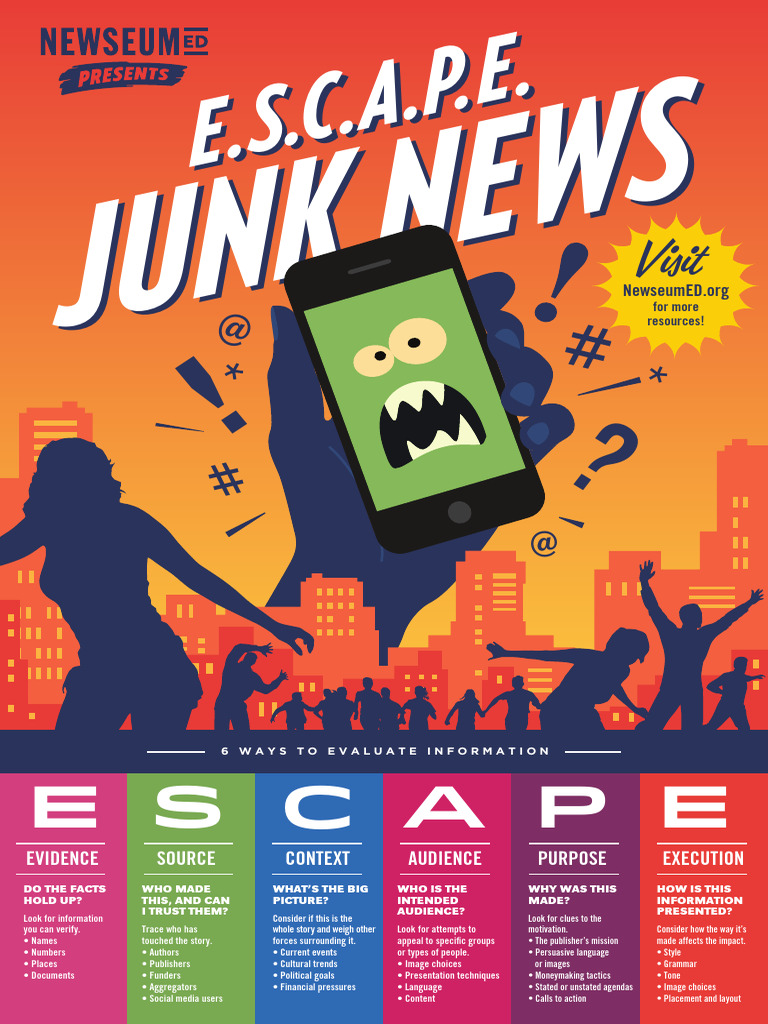 NEWSEUM ESCAPE Poster FINAL | PDF | Social Psychology | Human Communication