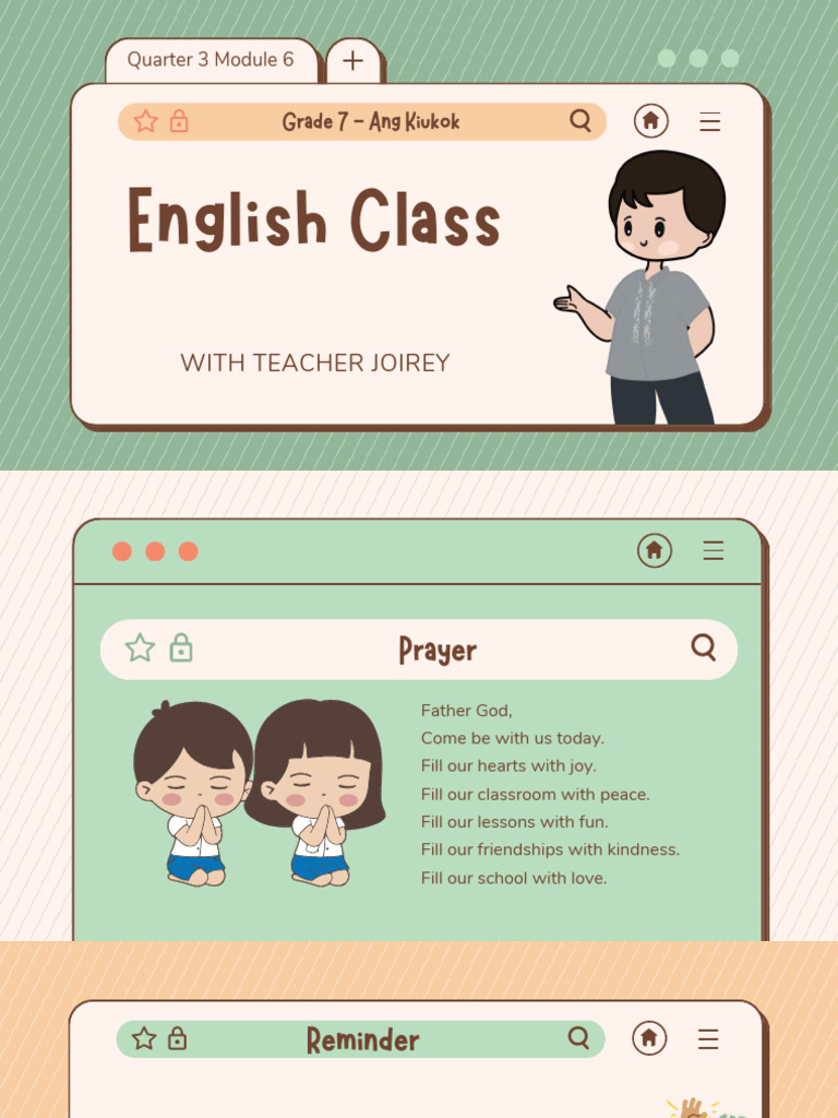 Quarter 3 Module 6 Grade 7 English | PDF | Multimedia | Teaspoon