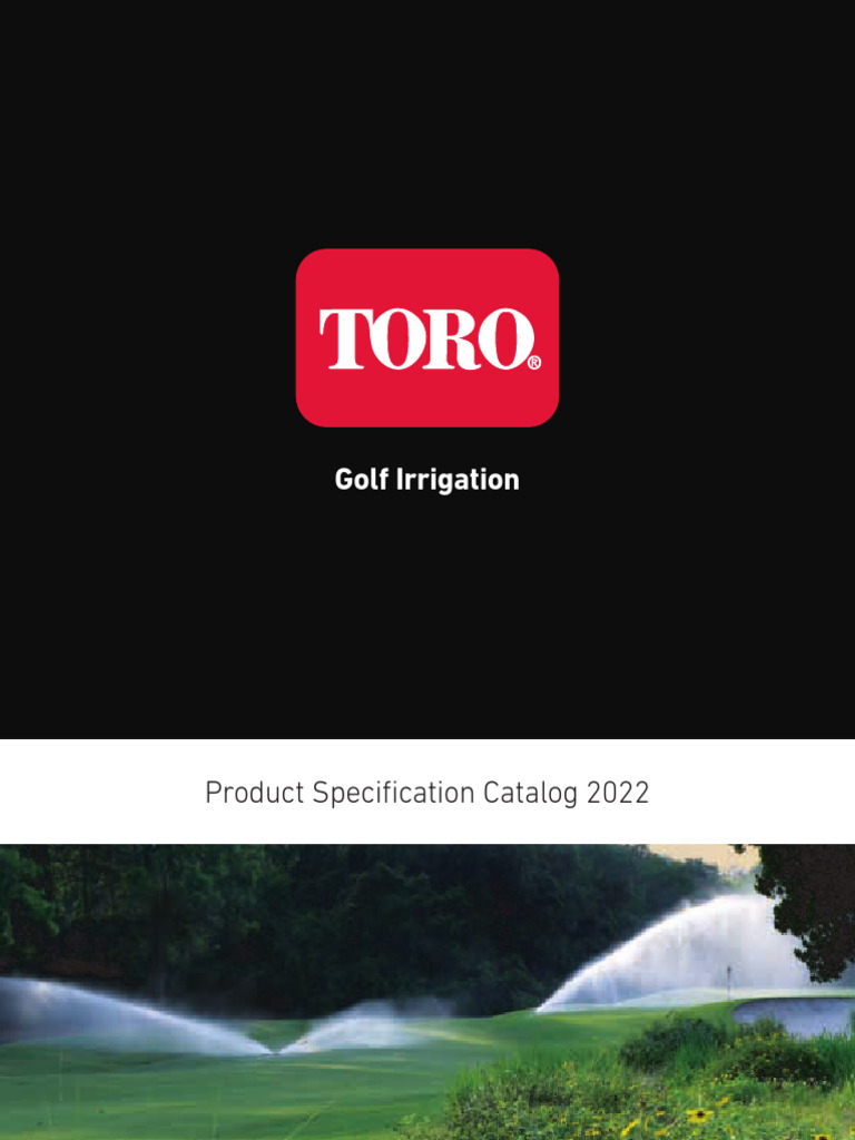 Toro Golf Catalog 2022 | PDF | Android (Operating System) | Irrigation
