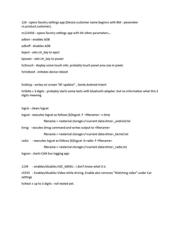 Xtrons PX5 Code | PDF | Computers