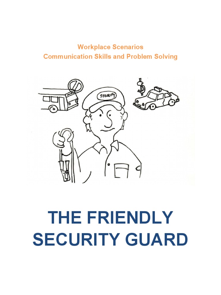The Friendly Security Guard: Workplace Scenarios Communication Skills ...