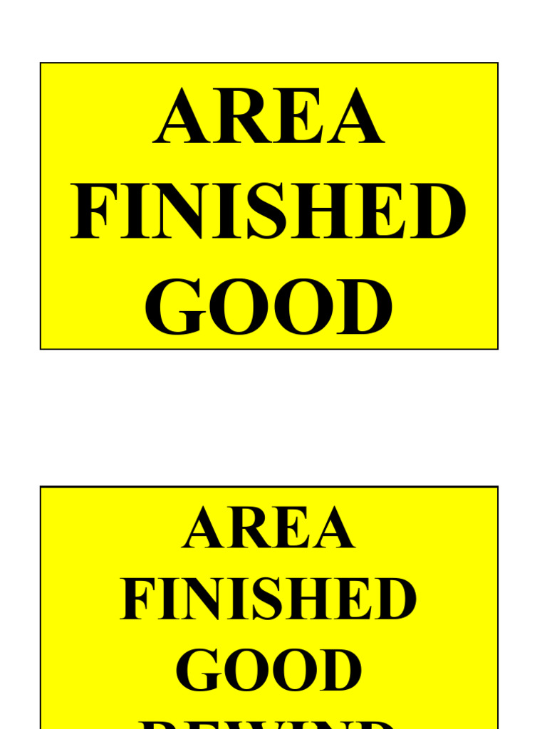 Identitas Finish Good | PDF