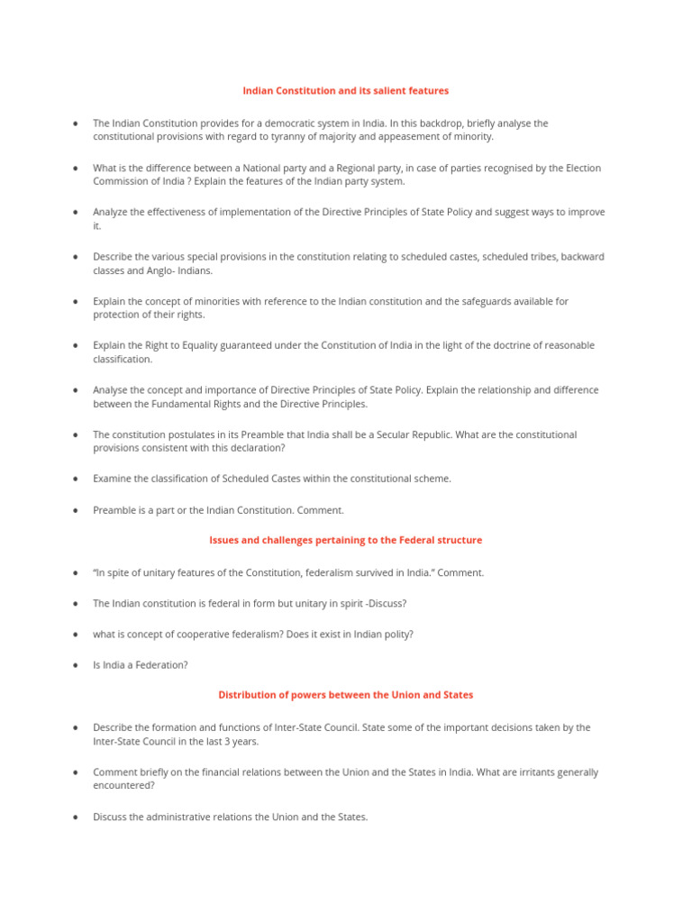 Polity & Constitution EXAMPLES | PDF | Constitution | Justice