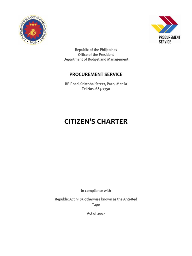 Philippine Procurement Service Guide | PDF | Procurement | Voucher