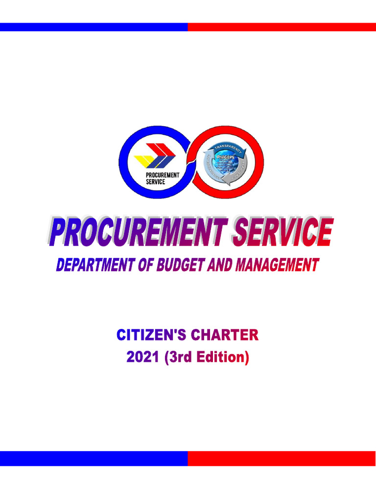 Philippine Government Procurement Charter | PDF | Procurement | Receipt