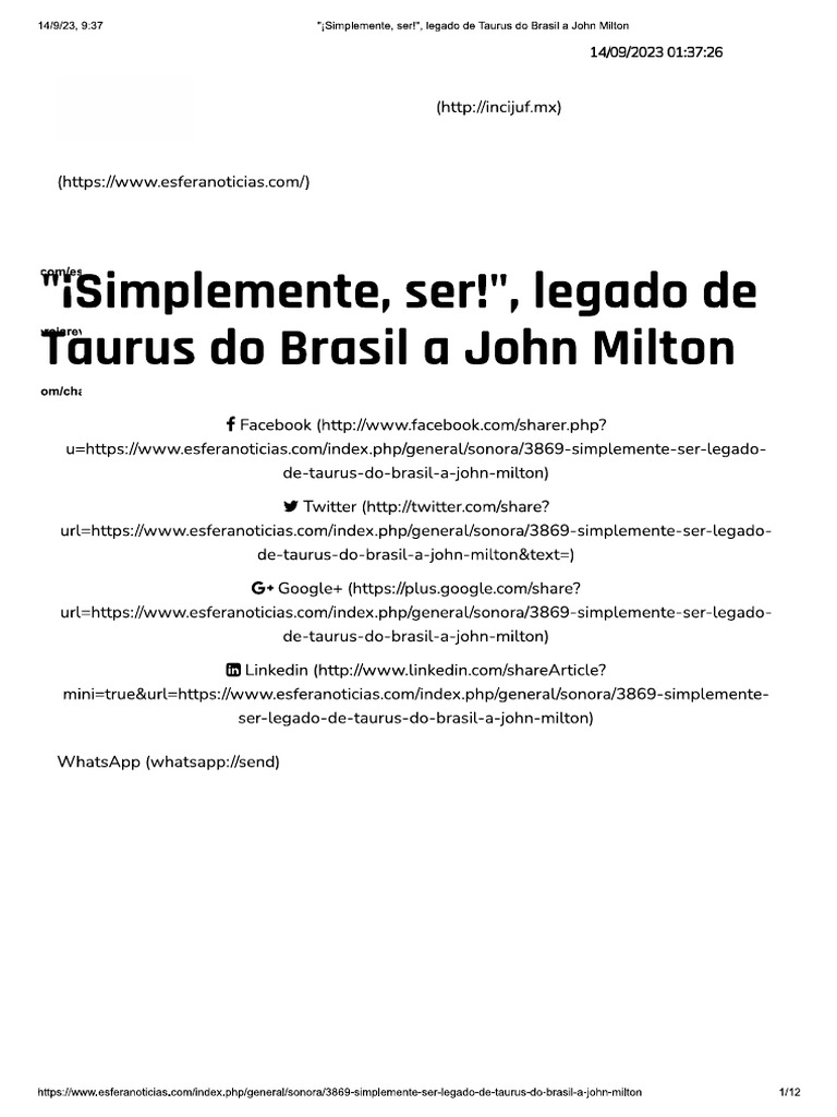 Simplemente Ser | PDF