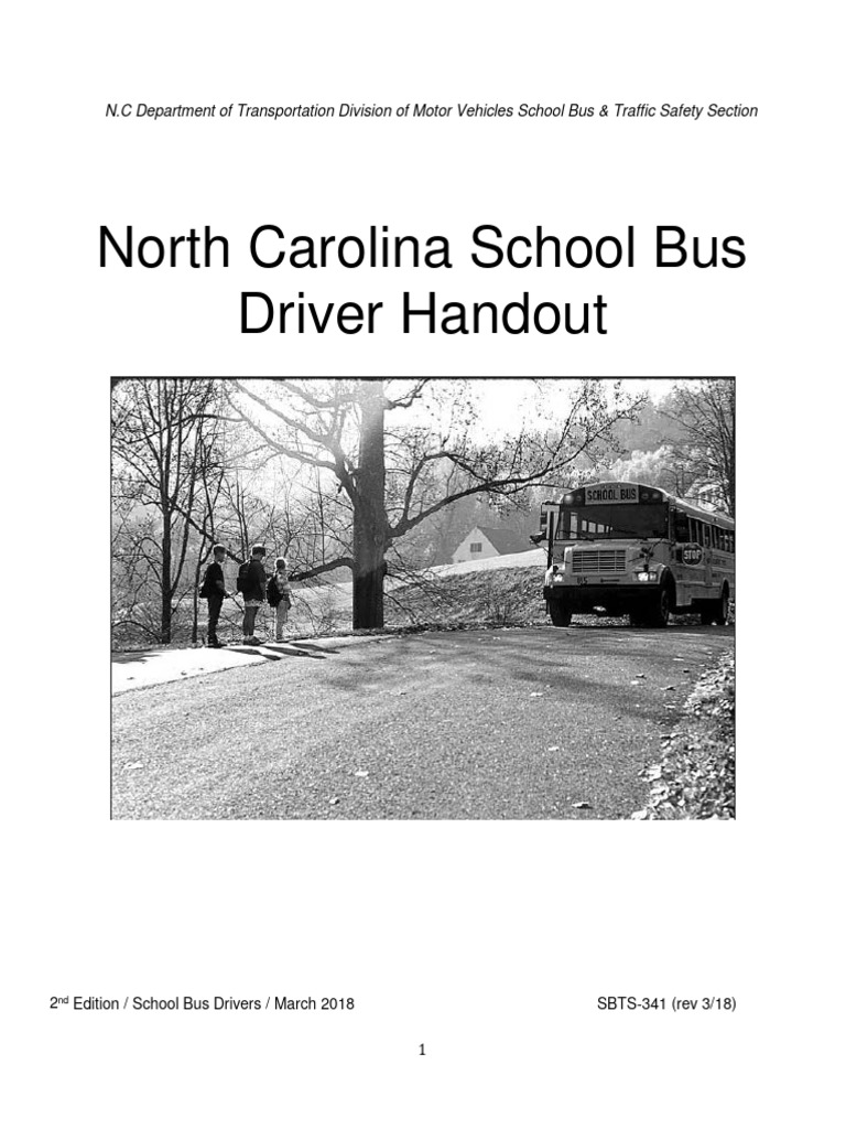School Bus Handbook BOOK | PDF | Traffic | Traffic Light