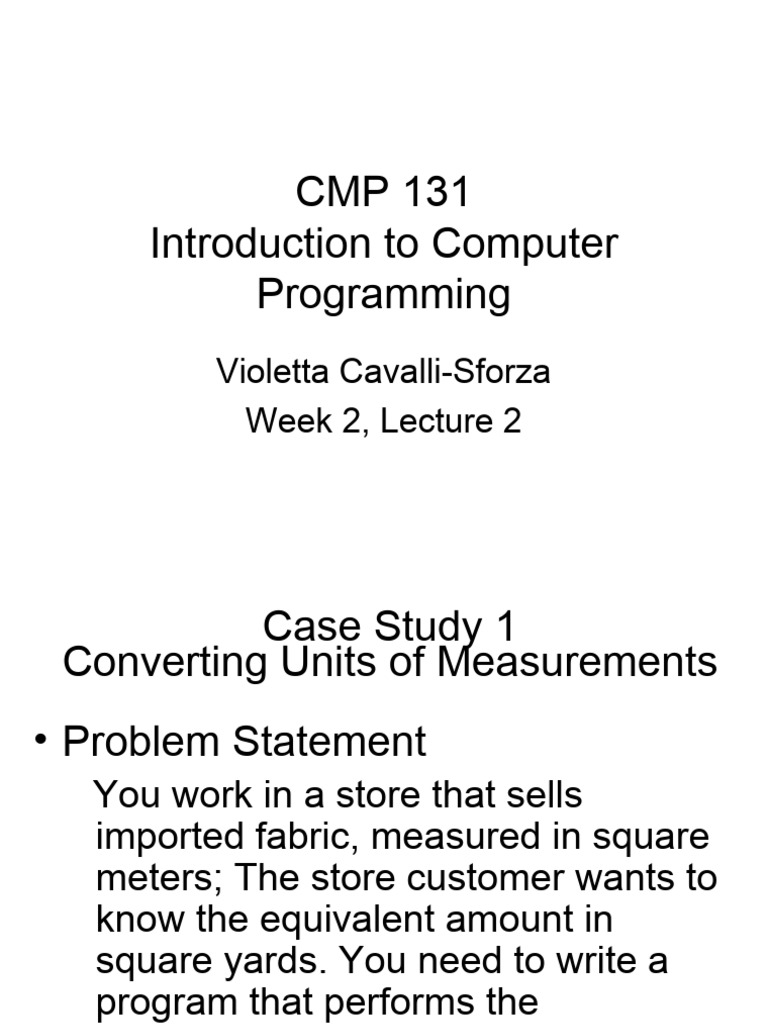 Week2 2 Pdf Computer Program Programming 