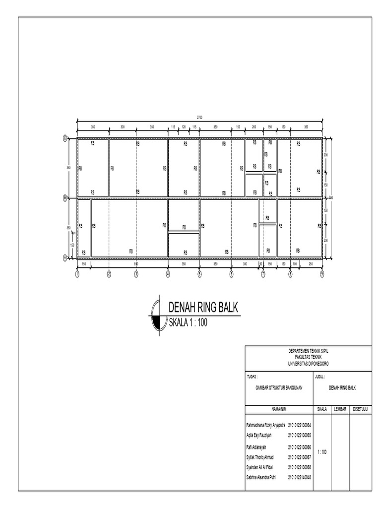 Denah Ring Balk | PDF