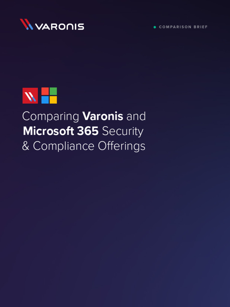 Comparing Varonis and Microsoft Offerings | PDF | Cloud Computing | Computer Security