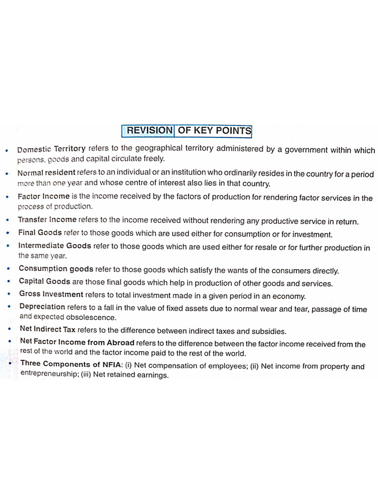 ch-2 Basic Concepts of Macroeconomics | PDF ch-2 Basic Concepts of Macroeconomics | PDF