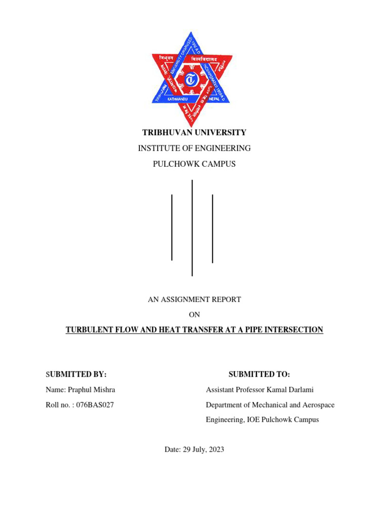 CFD Assignment 3 | PDF | Fluid Dynamics | Boundary Layer