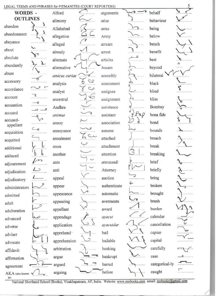 Advance Phrases Shorthand | PDF