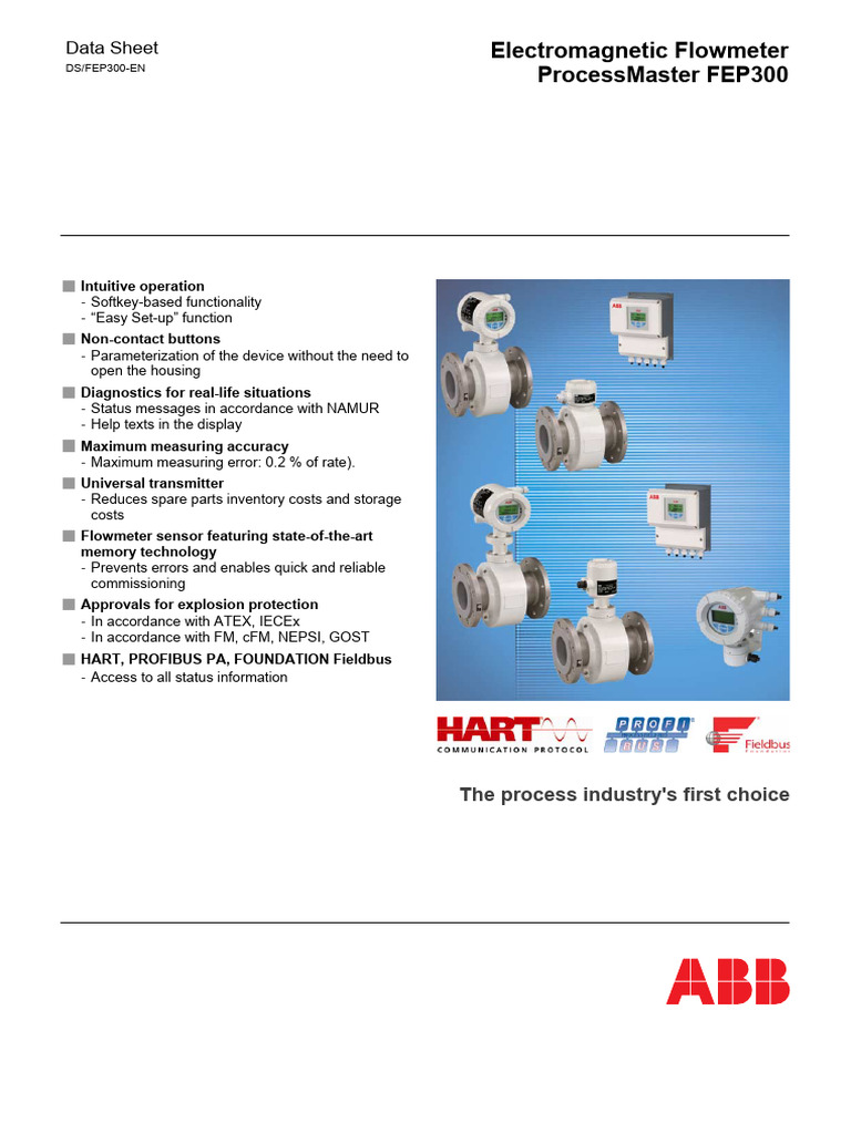 Abb Fep311 | PDF | Flow Measurement | Reliability Engineering