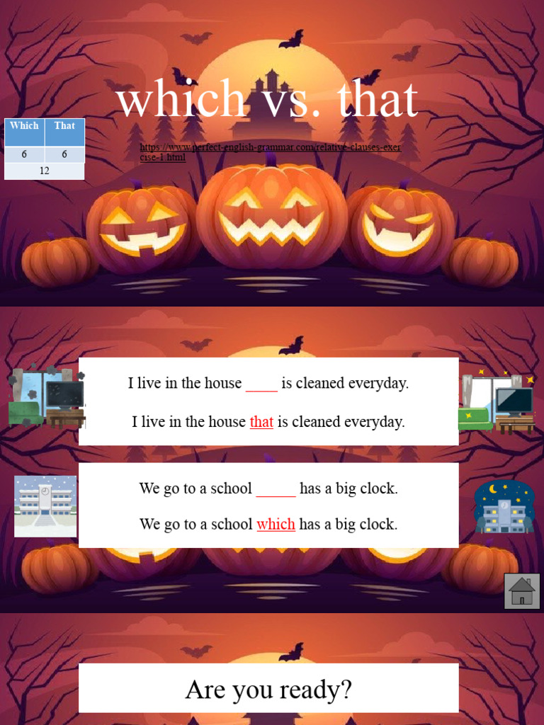 Which Vs. That Relative Pronouns | PDF