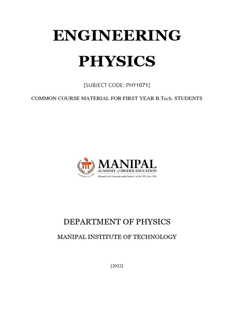 Study Material For Physics | PDF | Diffraction | Electromagnetic Spectrum