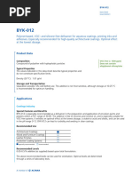 Byk-Silclean 3700 TDS (En) | PDF | Chemical Product Engineering | Water