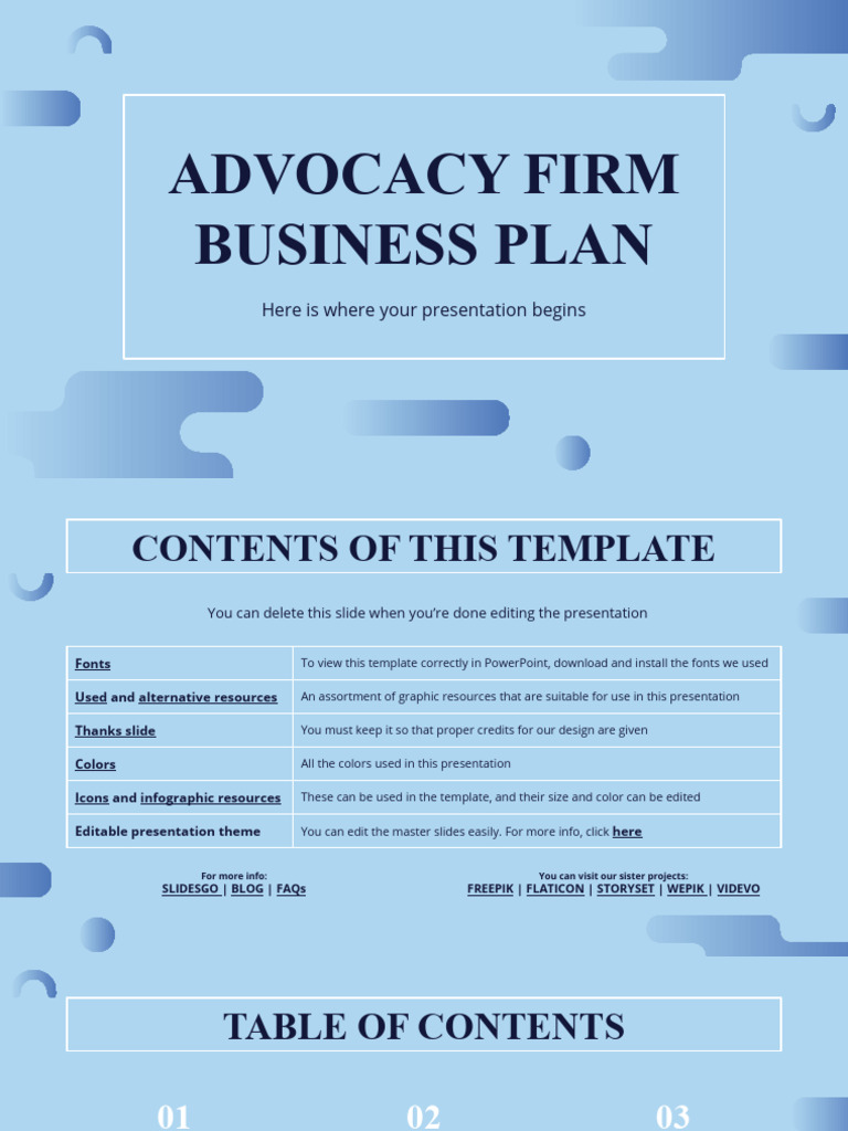 Advocacy Firm Business Plan Template | PDF | Marketing | Business Model