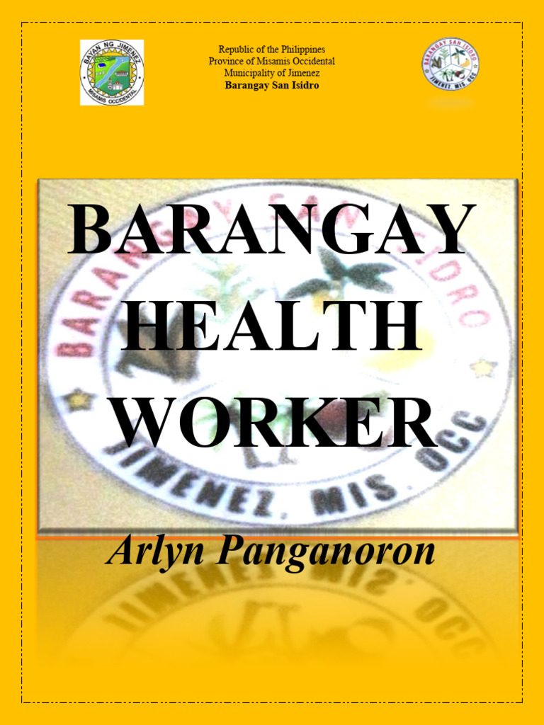 BARANGAY HEALTH WORKER Folder Cover | PDF | Wellness | Technology ...
