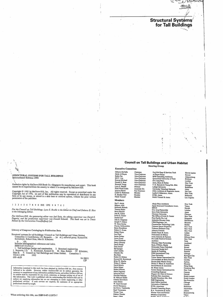 Structural System For Tall Buildings | PDF | Structural Engineering | Engineering