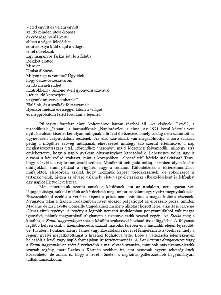 Szegedy Maszak Mihaly Mufajok A Kanon Peremen Naplo Es
