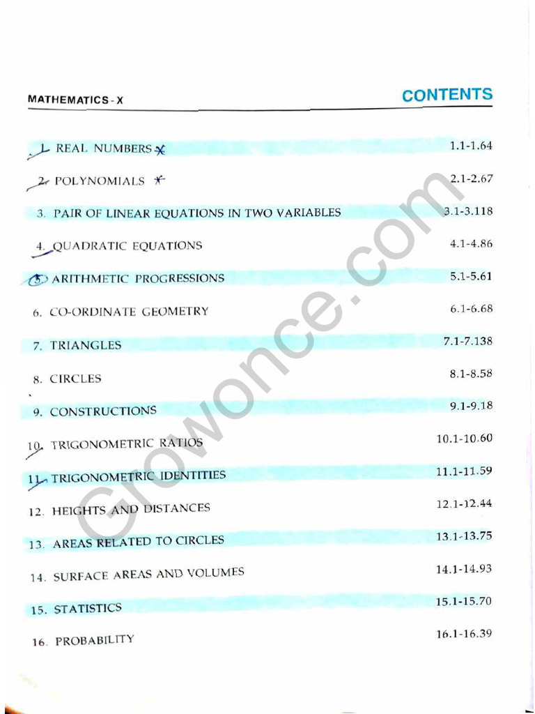 RD Sharma Class 10 Maths | PDF | Division (Mathematics) | Arithmetic