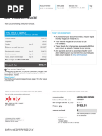 xfinity bill | PDF | Service Industries